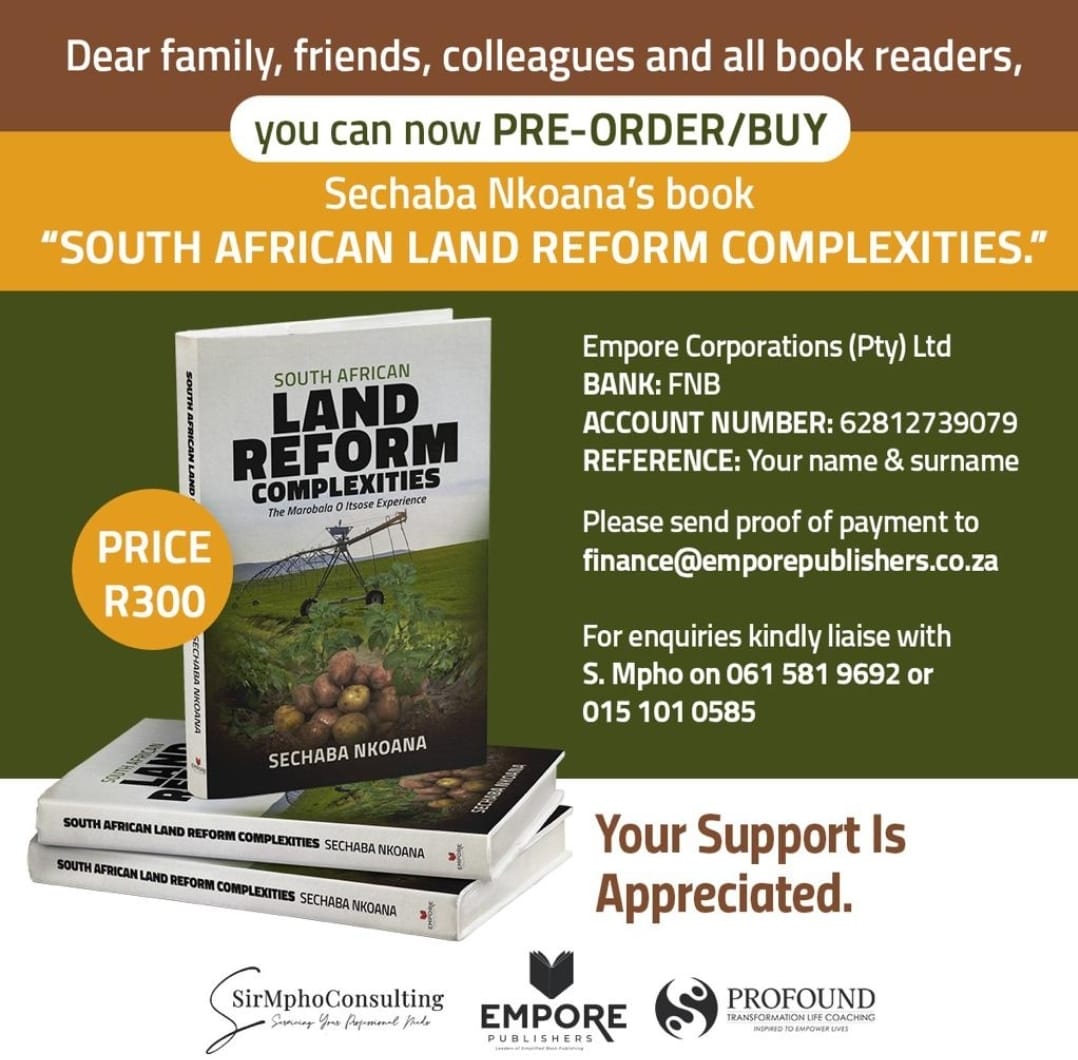 Sechaba Nkoana – “Introduction” to “South African Land Reform ...