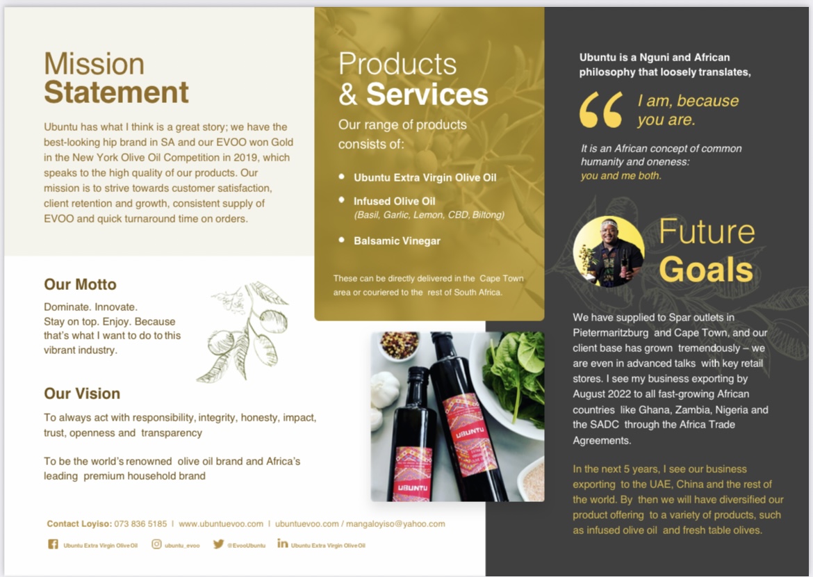 Made in Africa: Loyiso Manga’s Ubuntu Extra Virgin Olive Oil - Jambo ...